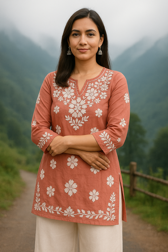 Gul short Modal kurtis – The Chikan Store